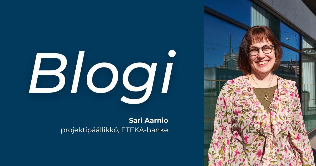 Sari Aarnio: Yhteistyö ja verkostoituminen ovat ammatillisten ...